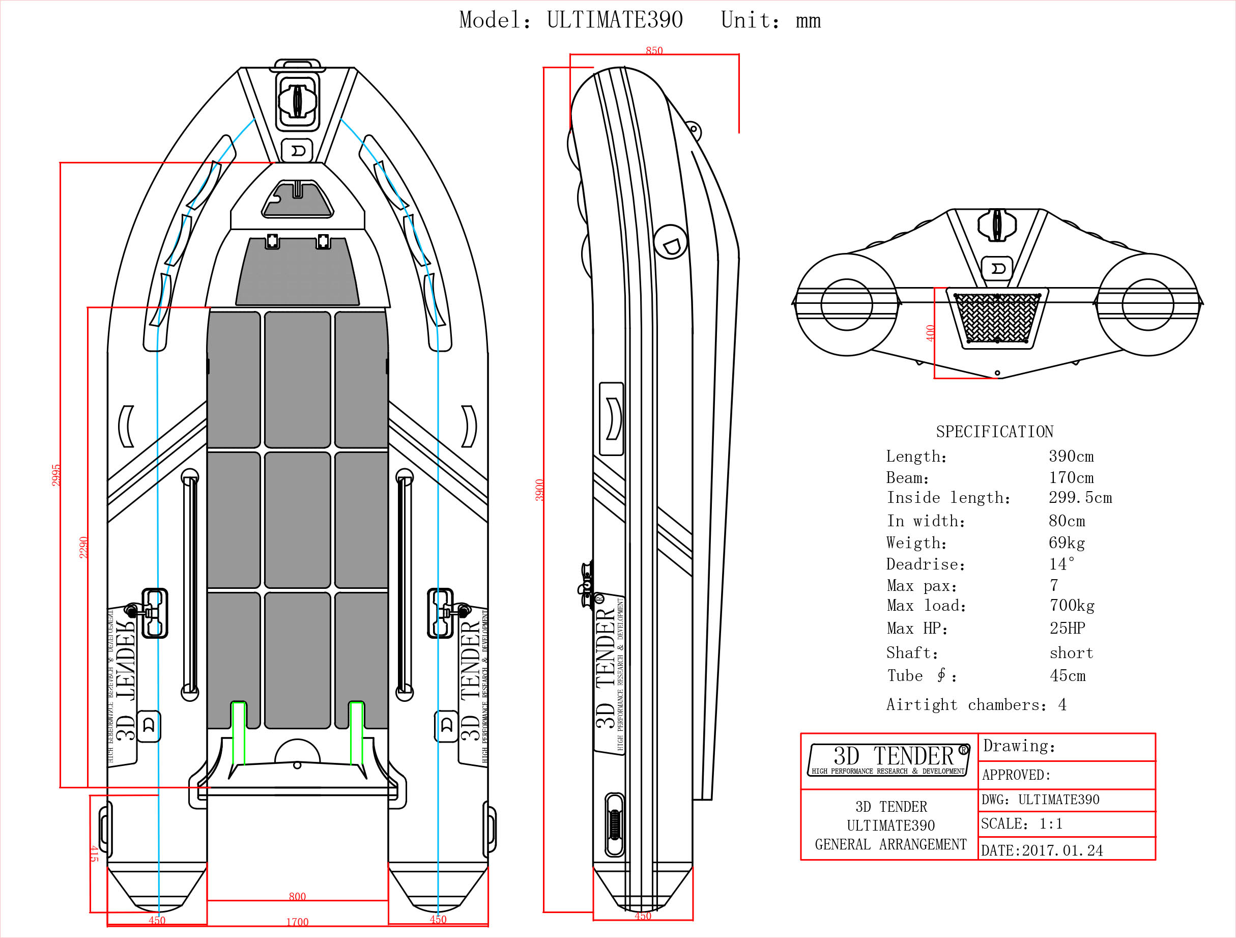 Ultimate RIB 390 | Nautique Services La Rochelle