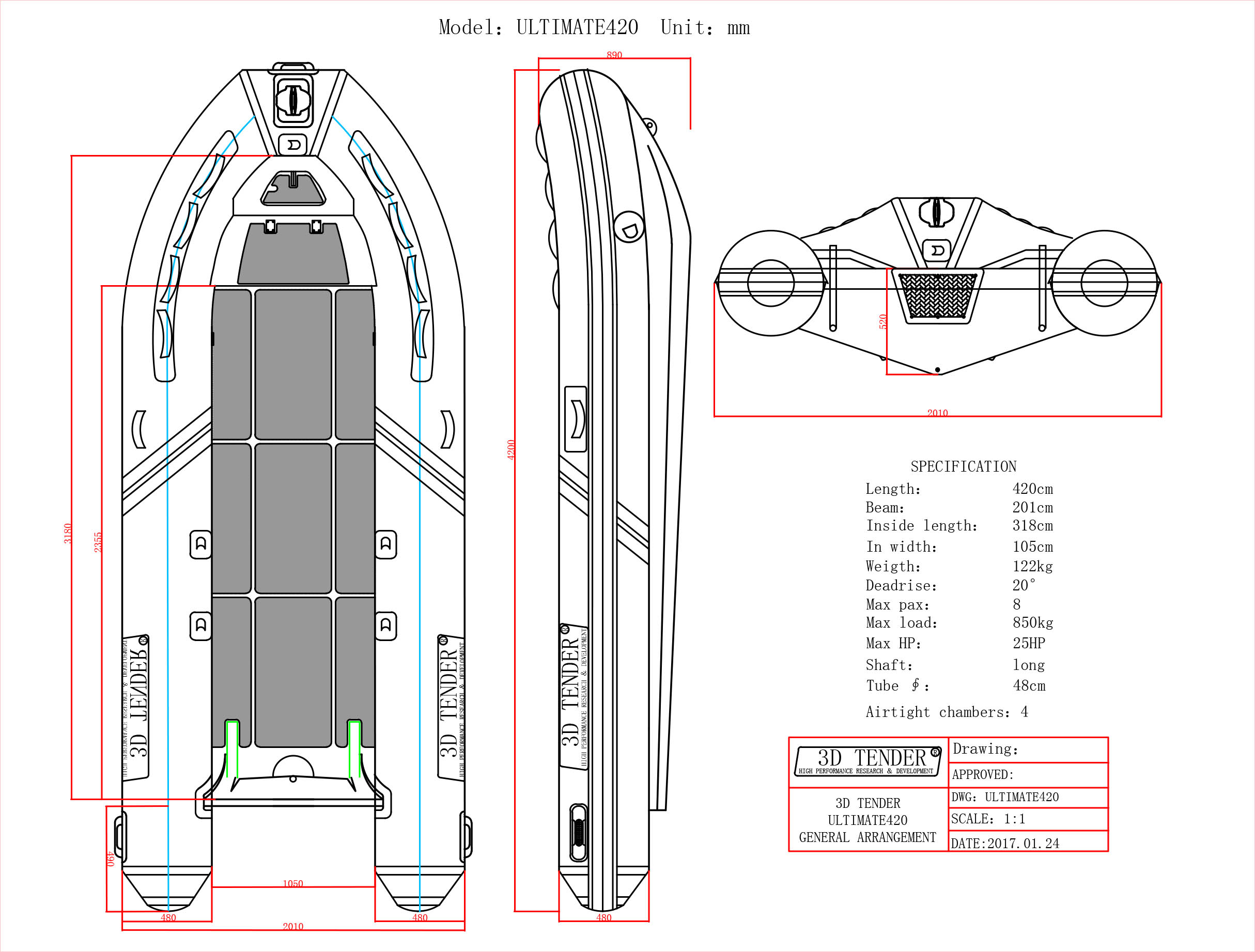 Ultimate RIB 420 | Nautique Services La Rochelle