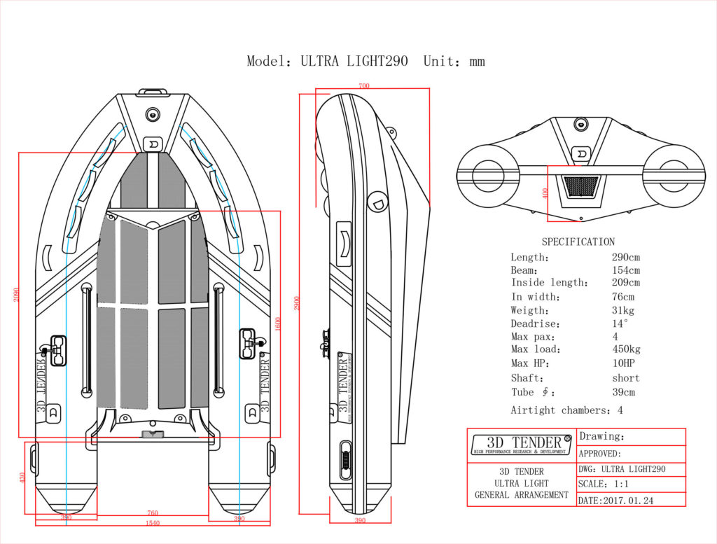 ULTRALIGHT RIB 290 - Nautique Services La Rochelle